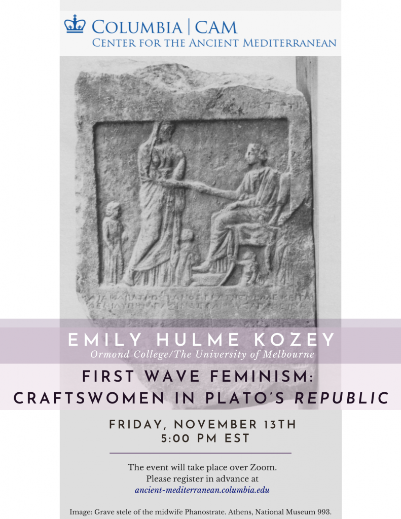 Lecture: Emily Hulme Kozey (Ormond College/University of Melbourne ...